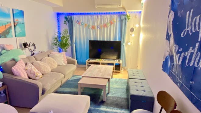 😍ポップコーン無料❣️推し活🍷女子会🤗サプライズ💙映画鑑賞🎦人気ゲーム機🎮映えライト💡24H💚ゴミ捨場有の写真3