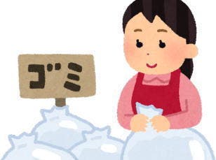 ゴミを置いて帰る　　※可燃・瓶・缶・ペットボトル　45L×2袋分の画像1