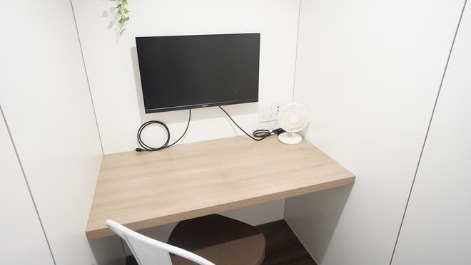 <PaO Work 渋谷道玄坂No.4>道玄坂・マークシティすぐ!1人用個室🚪光回線Wi-Fi📶モニター🖥テレワーク/面接の写真5