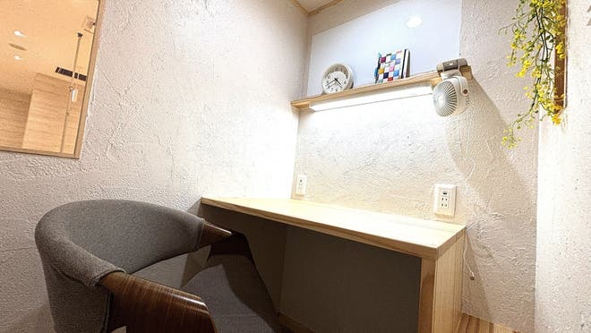 【エールエールA館7F_No.1(向かって左)】完全個室ブース(定員1名)の写真3