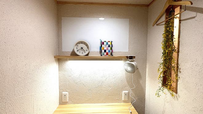 【エールエールA館7F_No.1(向かって左)】完全個室ブース(定員1名)の写真5