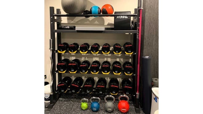 【ハコジ中洲店ルーム4】フリーウェイト中心の個室プライベートジム!人の目を気にせずフリーウェイトトレーニングをしよう!の写真3