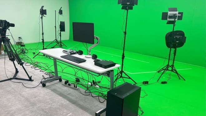 【メタバース専用のグリーンバックスタジオ】各種機材貸出OK、動画配信・イベント利用などの写真1