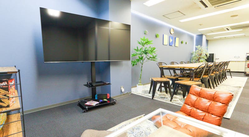 ✨梅田駅地下街出口10秒！フロア占有！26名✨WiFi・テレビ・パーティーグッズ🎉ゲーム機🎮ふれあいスペース 梅田No114