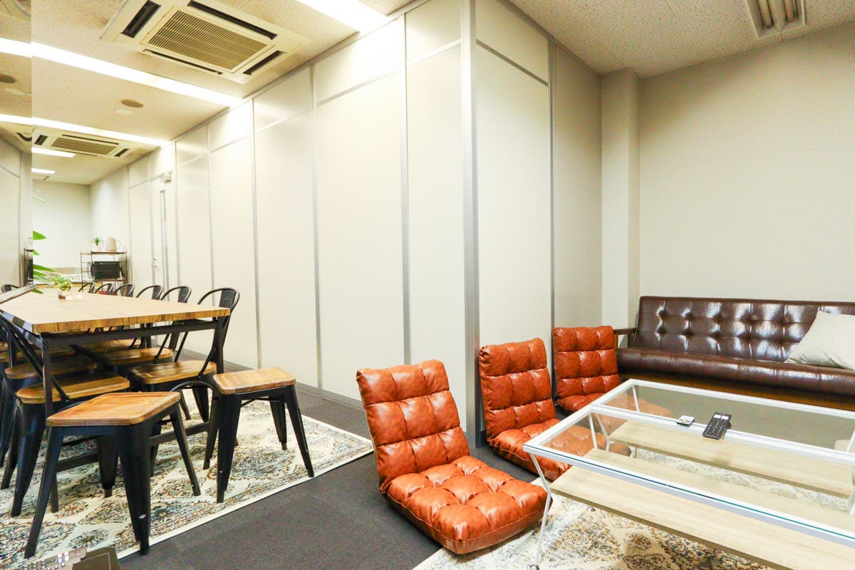 ✨梅田駅地下街出口10秒！フロア占有！26名✨WiFi・テレビ・パーティーグッズ🎉ゲーム機🎮ふれあいスペース 梅田No114の写真5