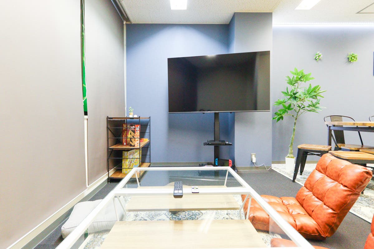 ✨梅田駅地下街出口10秒！フロア占有！26名✨WiFi・テレビ・パーティーグッズ🎉ゲーム機🎮ふれあいスペース 梅田No114の写真6