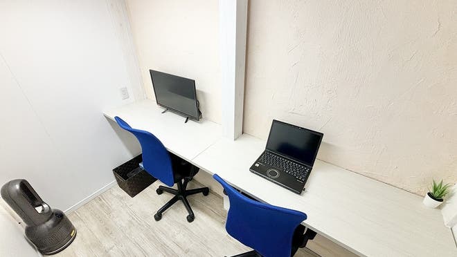 成田駅から徒歩7分/駐車場有/オンライン会議・学習・面接等に最適/完全個室ブースCの写真2