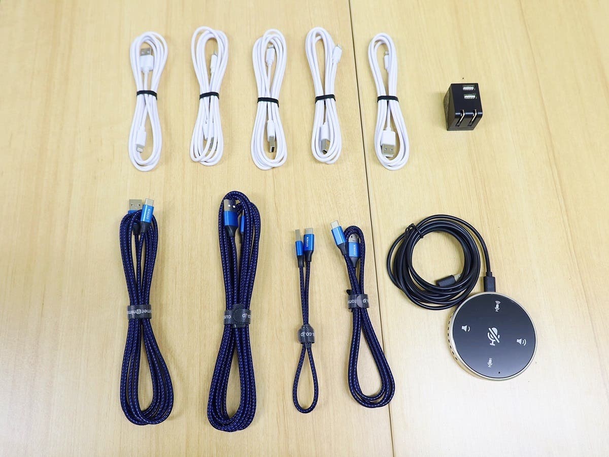 電源ケーブル（充電等）各種、リングライトの画像1