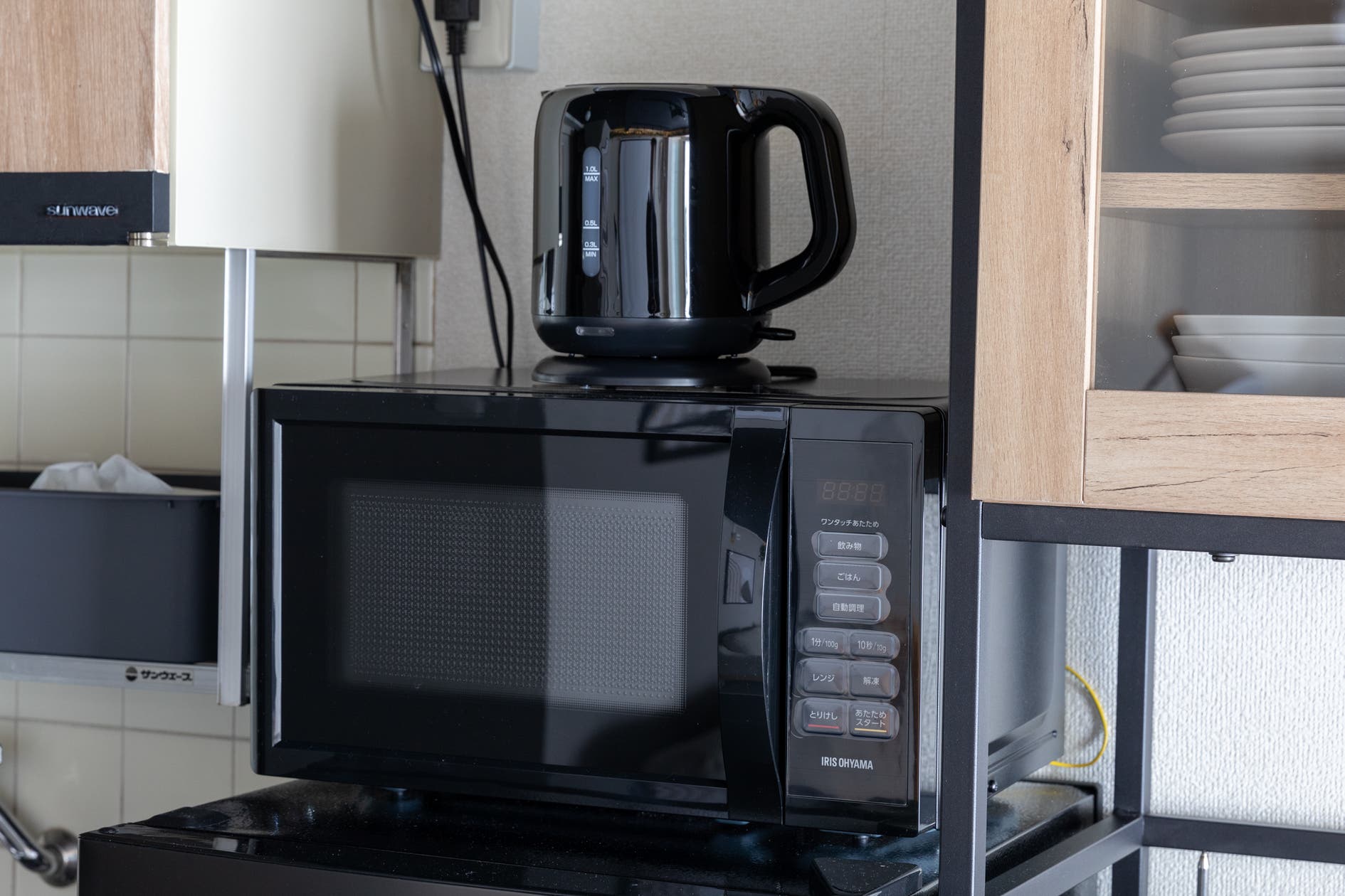 🍴電気ケトル・電子レンジ・冷蔵庫・流し台の貸出🍴の画像1