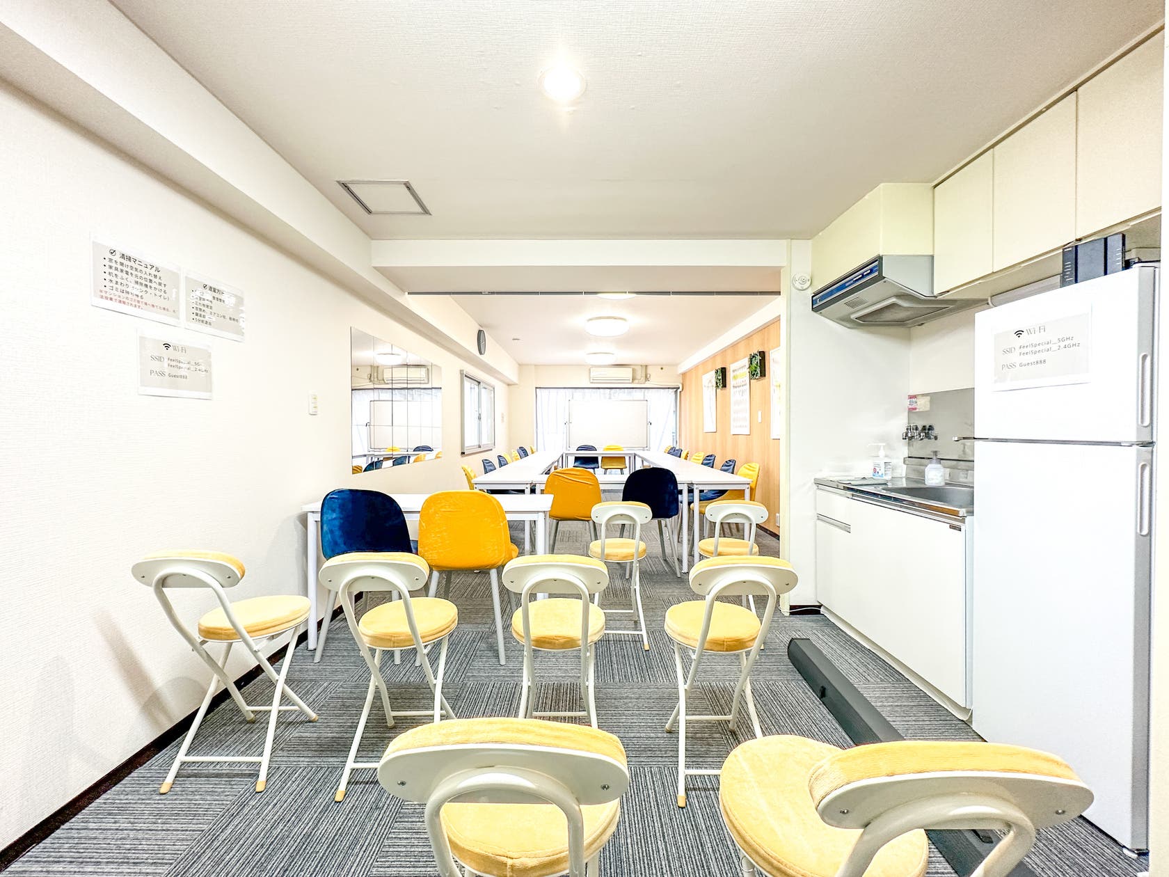 【九段下駅徒歩3分！30名利用可！】プロジェクター・WiFi・ホワイトボード・冷蔵庫完備！ふれあい貸し会議室 九段下B-804の写真13