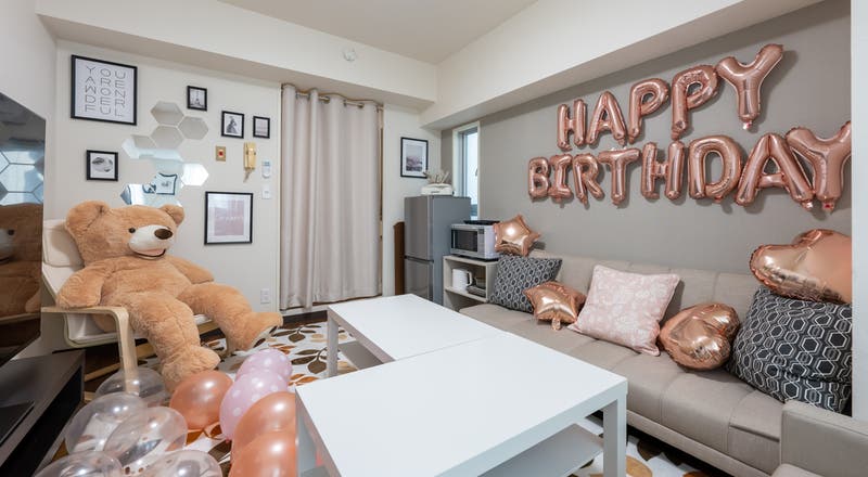 スペモ📣歓送迎会🎊池袋駅4分✨映画🎉75㌅超大TV💝推し活・女子会🍷ゴミ無料OK🍸515_みんなのスペース池袋ハレザ