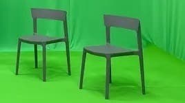 9- 3 椅子 (グレー）の画像1