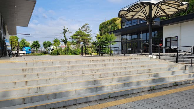 【最寄り駅から徒歩5分】クールジャパンパーク大阪大ホール・中ホールの間にある中庭。の写真15