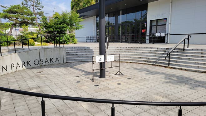 【最寄り駅から徒歩5分】クールジャパンパーク大阪大ホール・中ホールの間にある中庭。の写真21