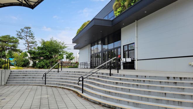 【最寄り駅から徒歩5分】クールジャパンパーク大阪大ホール・中ホールの間にある中庭。の写真13