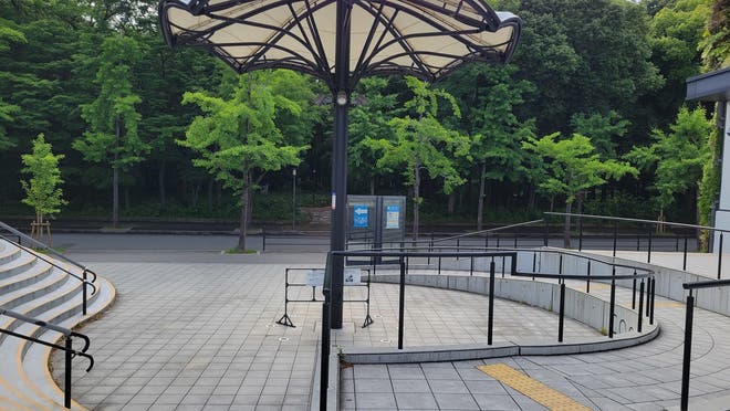 【最寄り駅から徒歩5分】クールジャパンパーク大阪大ホール・中ホールの間にある中庭。の写真20