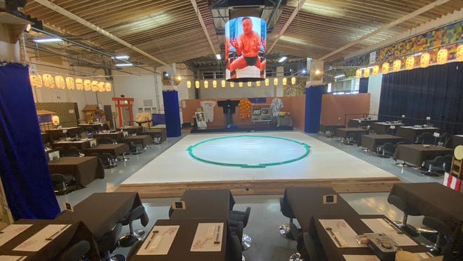 りんくうタウン駅徒歩3分相撲もできちゃう?大型スペース貸し出します!の写真1