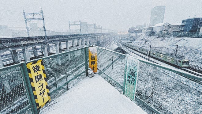 田端駅から徒歩10分 衝撃の鉄道風景の写真4