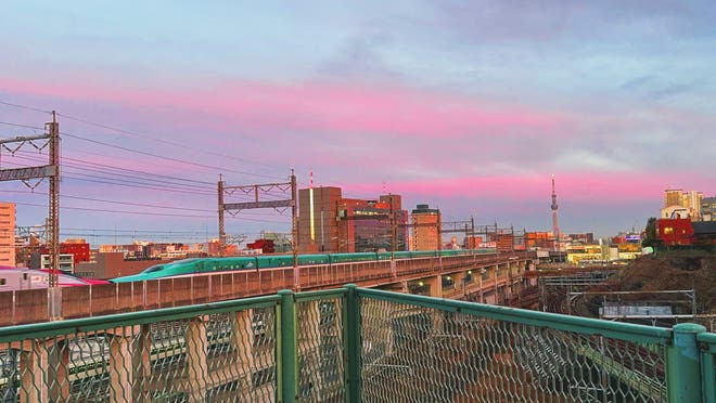 田端駅から徒歩10分 衝撃の鉄道風景の写真1
