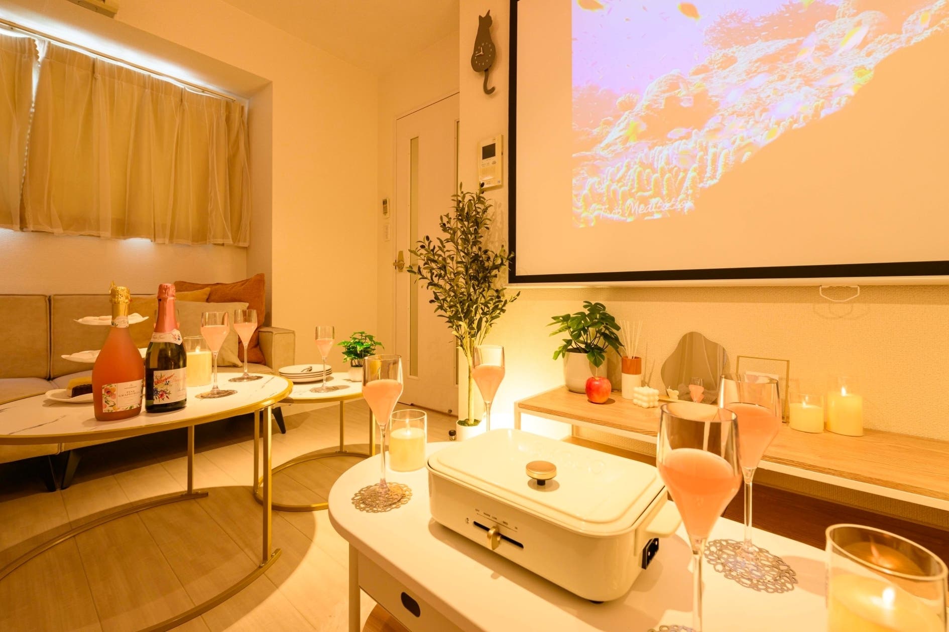 💕韓国っぽ×おうちシネマ🎬Anne💕✨記念日&いつものおうちデート💖✨三ノ宮4分⏳ カップル割引🧡推し活/女子会👀🧡100㌅🎥✨の写真7