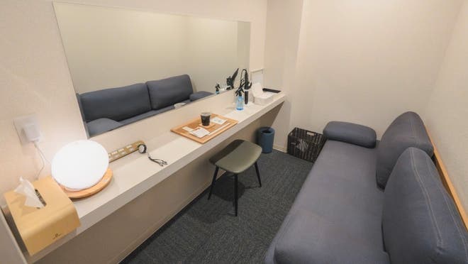 ドライヘッドスパも受けられるコワーキングスペースの写真1