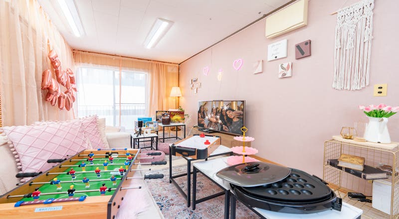 激安🉐24時間OK❣️ゴミOK❣️新宿3分❣️100㌅ｽｸﾘｰﾝ/イルミネーション✨️隠れ家🏠️