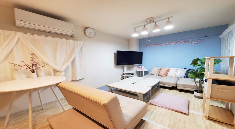駅近🚃レビュー割⭐24H利用可⏰1階角部屋🏠アマプラ/hulu/Disney+見放題📺ボードゲーム多数🎲ゴミ捨て無料🚮