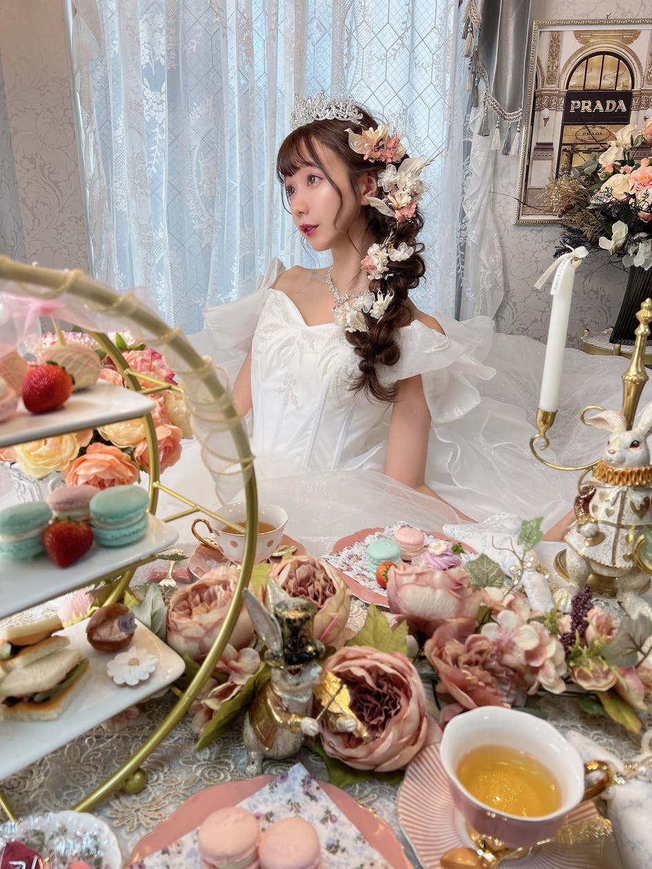 プリンセスドレスアフタヌーンティー用のドレスの画像3