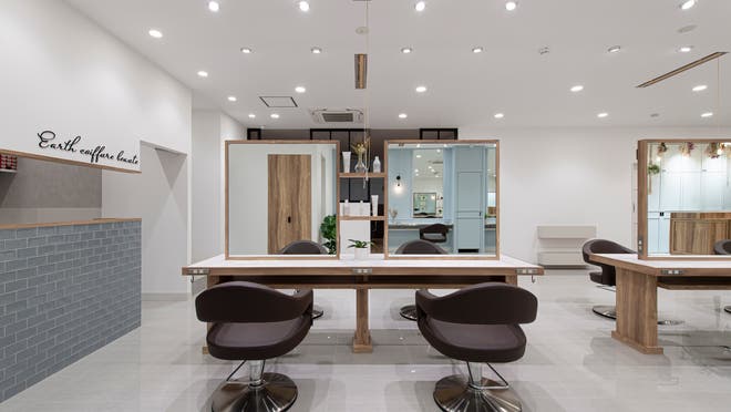 【EARTH 佐倉店】カットオープン席★大型サロンに併設されたレンタルサロン✂︎フリーランス/個人練習/美容業に最適♪の写真2