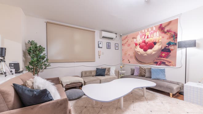 NEW<SSB>最大15名/24H利用可/大画面プロジェクターで映画鑑賞/イベント/デート/打ち上げの写真1