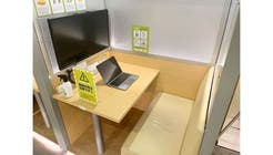 🌟1人のテレワークに最適🌟【新橋駅徒歩2分|コワーキングスペース|1S】半個室/無料Wi-Fi/電源/31.5inモニターの写真2