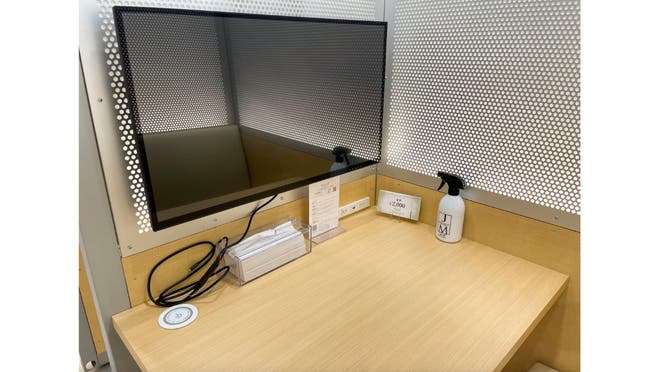 🌟1人のテレワークに最適🌟【新橋駅徒歩2分|コワーキングスペース|1S】半個室/無料Wi-Fi/電源/31.5inモニターの写真6