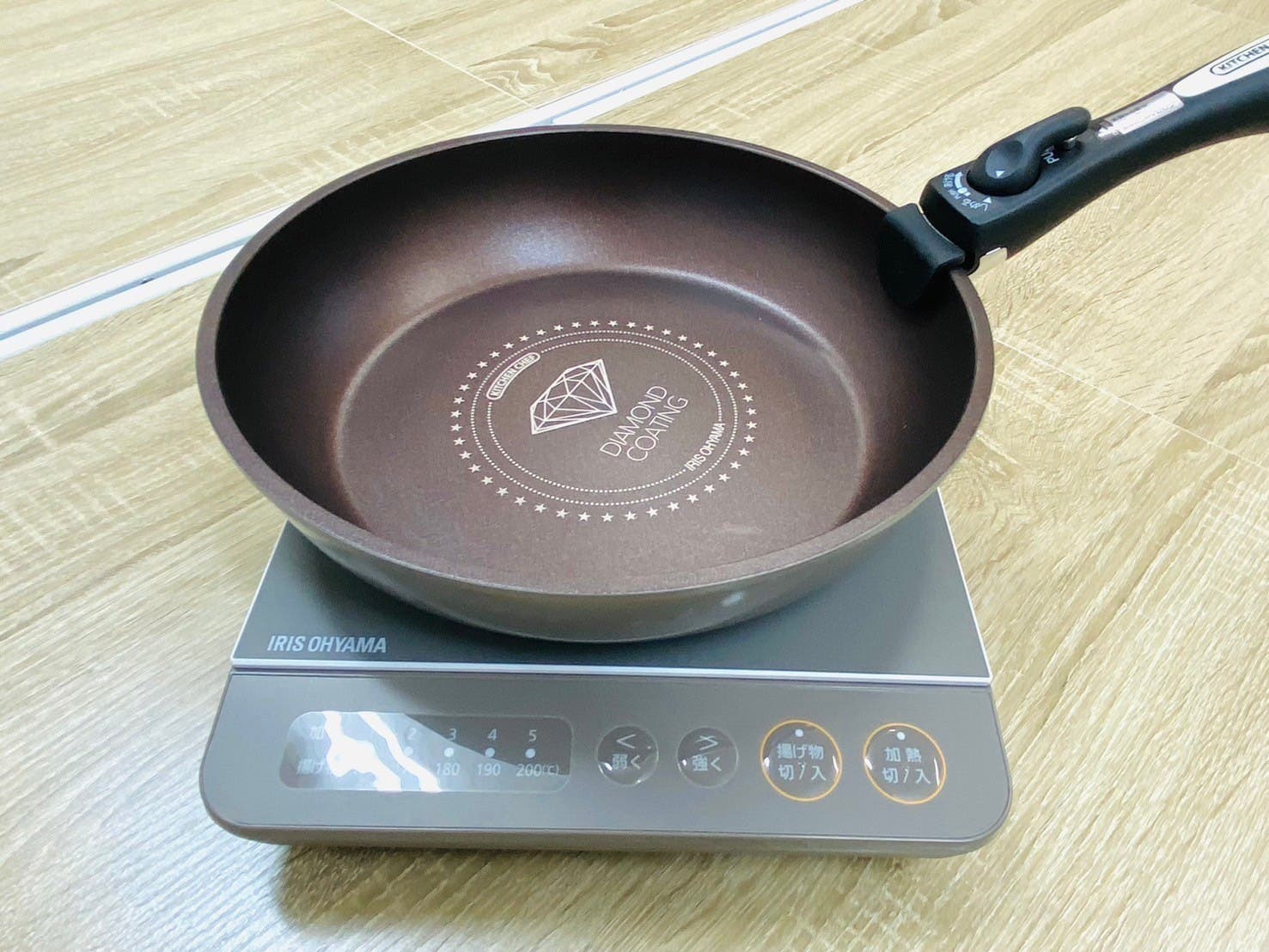 ⑤卓上IHヒーターとお鍋セットの画像2