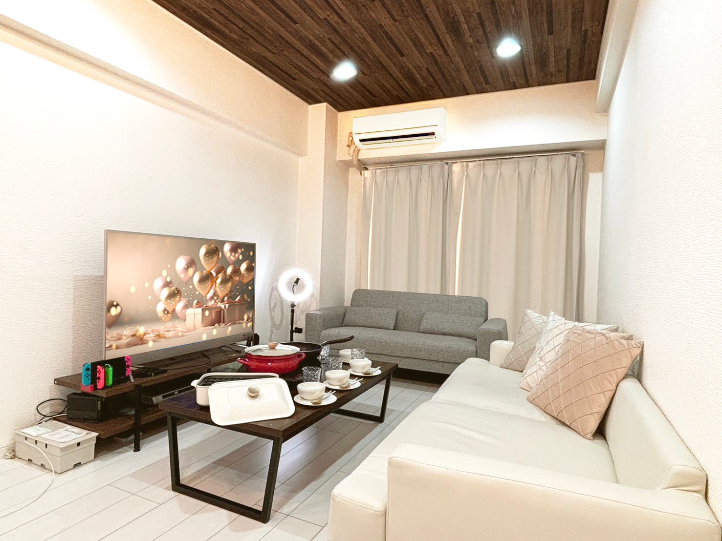 【高田馬場1分】2024リニューアル✨ルームルーム🎉大型📺 ゲームネトフリ・アマプラ高速wifi✨パーティ・テレワーク😊の写真4