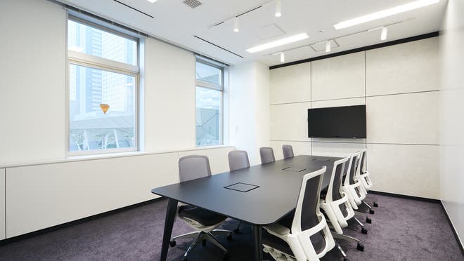 8名用窓付会議室B (最大12名利用可) WAW品川インターシティフロントの写真2