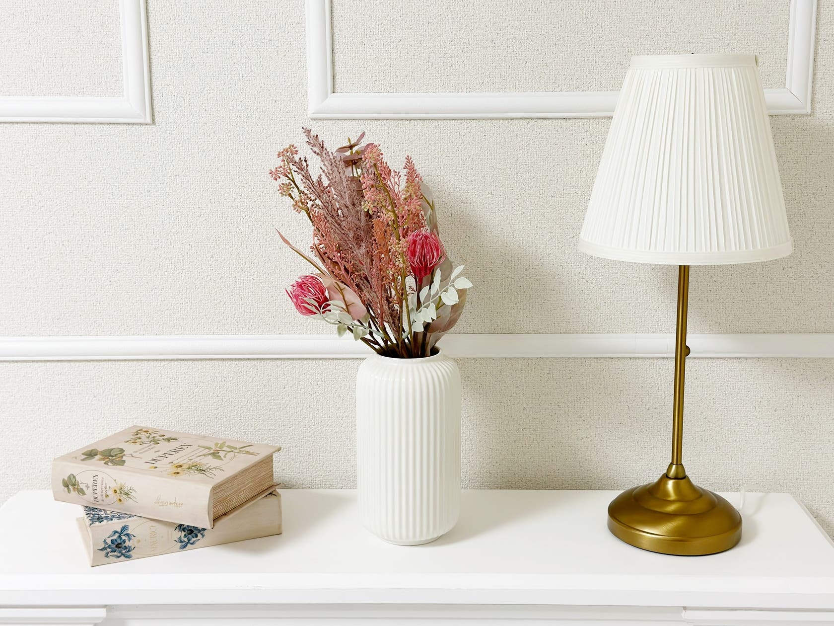 ドライフラワーブーケ💐リース🛋️照明スタンドなどの画像2