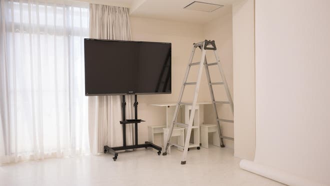 9色のバック紙と自然光撮影が楽しめるレンタル撮影スタジオの写真9