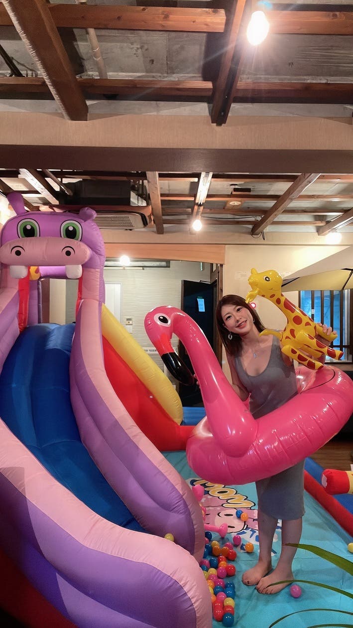 室内スライダーボールプールの画像1