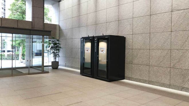 【テレキューブ】東京ダイヤビルの個室型ワークブース(231-02)です。視線と音を遮る、プライベートな集中環境。の写真1