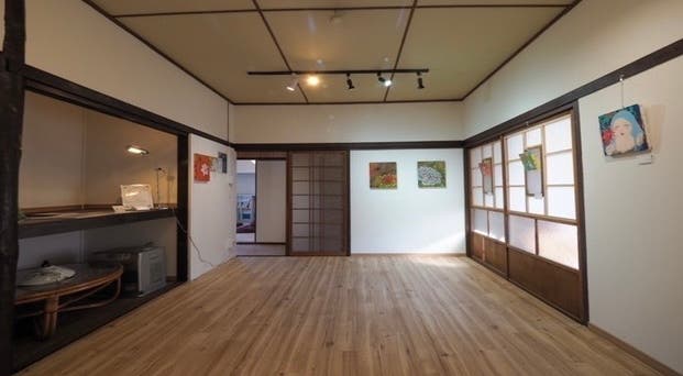 別府市千代町にある古民家の一室