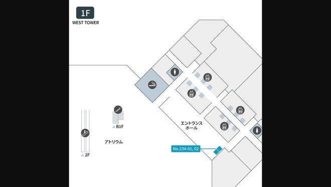 【テレキューブ】新川崎ツインタワーの個室型ワークブース(234-02)です。視線と音を遮る、プライベートな集中環境。の写真3