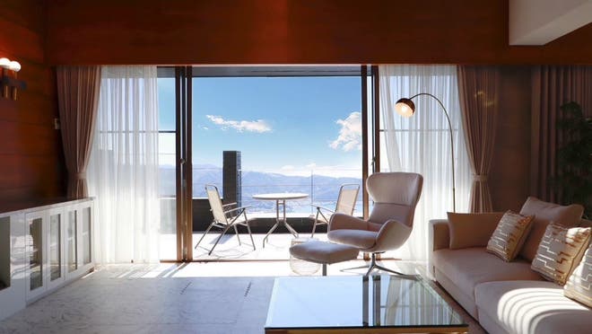 熱海の大豪邸!!屋外ジャグジーにバレルサウナ付スペースの写真1