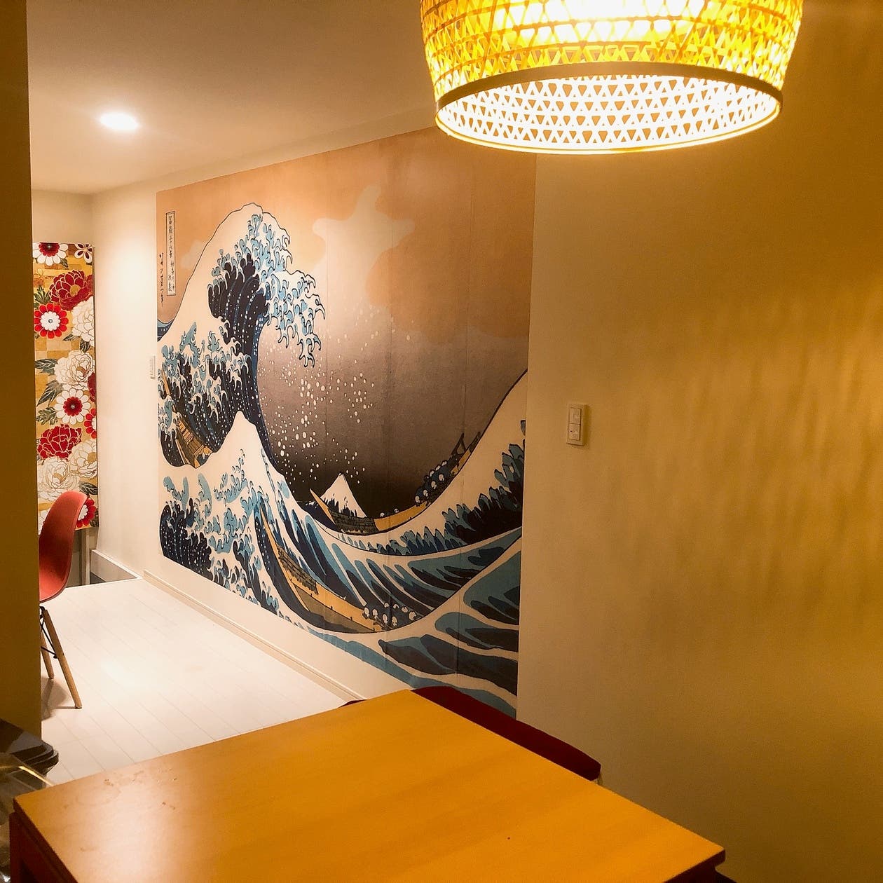 畳スペース有りお洒落な和モダンの写真27