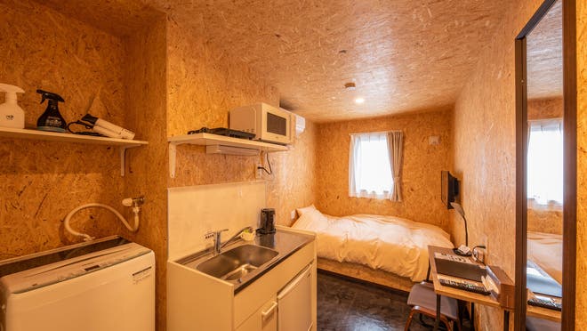 【トレーラーハウス】完全個室空間/シングルルーム wifi完備 テレワーク・自分時間に最適の写真1