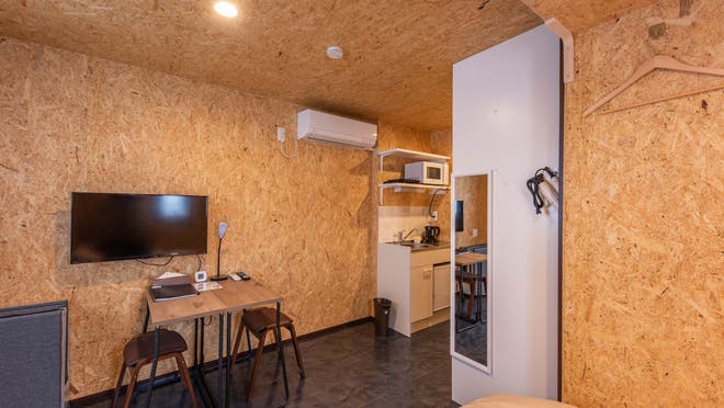 【トレーラーハウス】完全個室空間/ダブルルーム 女子会 ママ会 誕生日会 wifi完備 テレワークの写真3