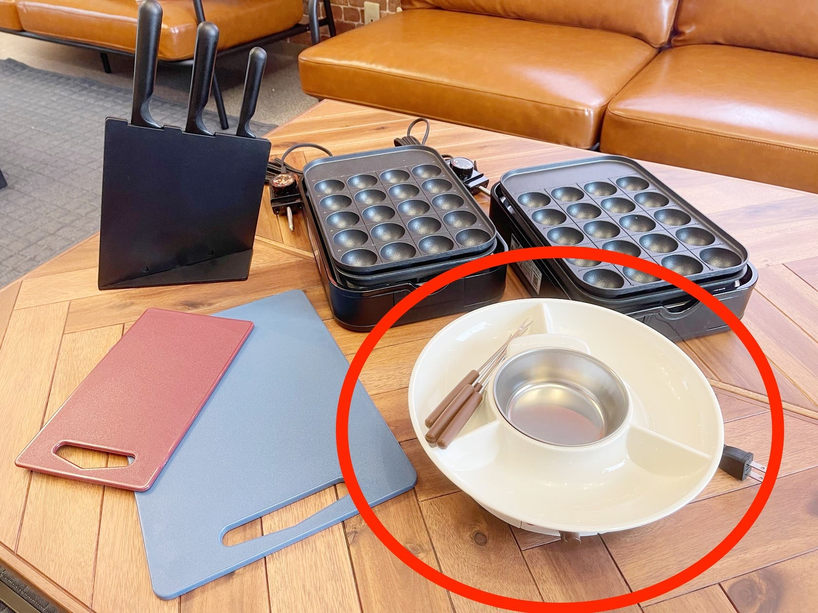 たこ焼き機🐙ポップコーンマシーン🍿フォンデュ鍋🎈パーティ調理器の画像2