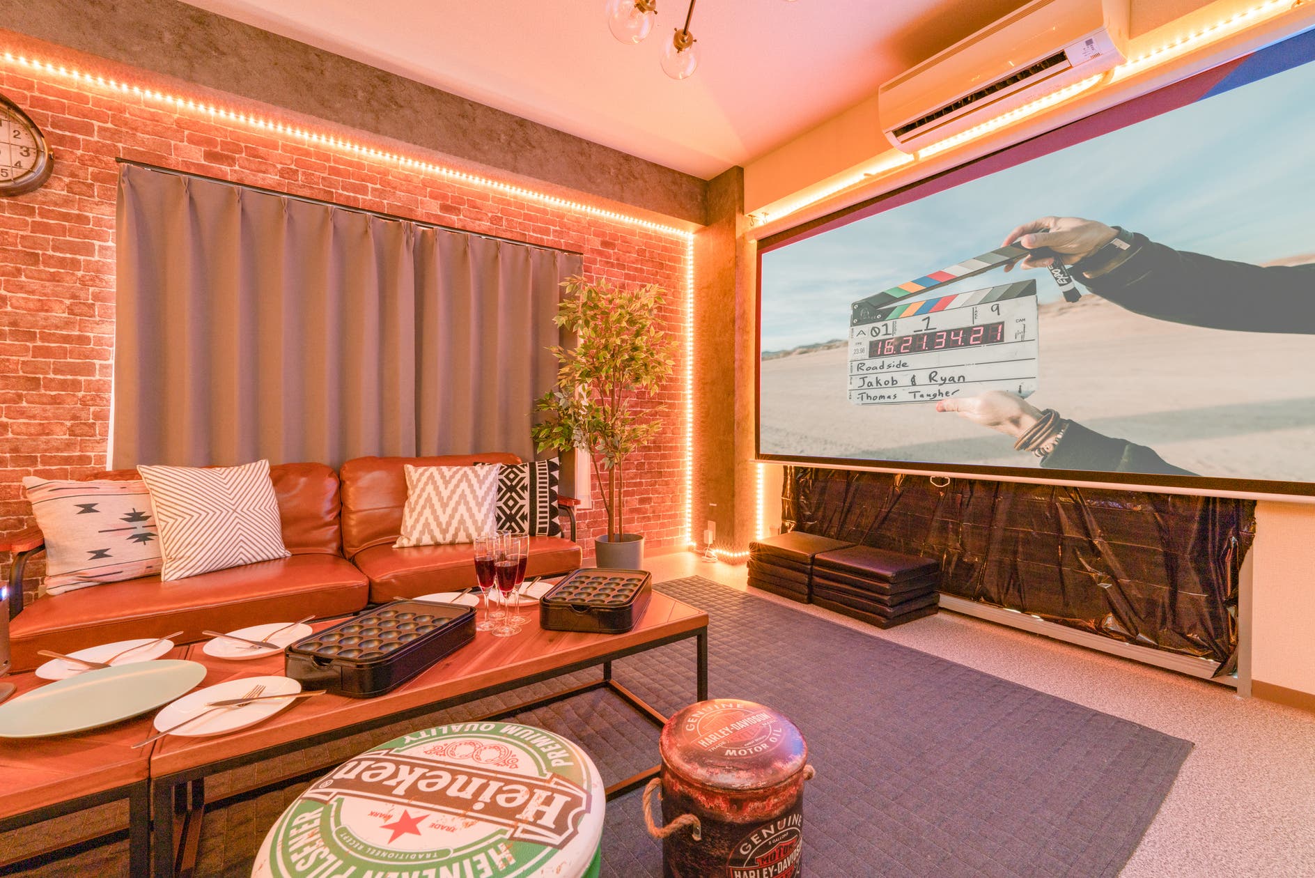 水道橋2分🚶‍♂️直前割🉐最大25名｜120㌅スクリーン｜バーカウンター🎯懇親会・パーティー✨貸切ラウンジ🍷[25]の写真4