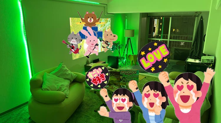 ⭐️最高の推し活空間はココです⭐️110インチプロジェクターで動画が見放題🎞️✨新大阪駅徒歩5分🏠🎉の写真1