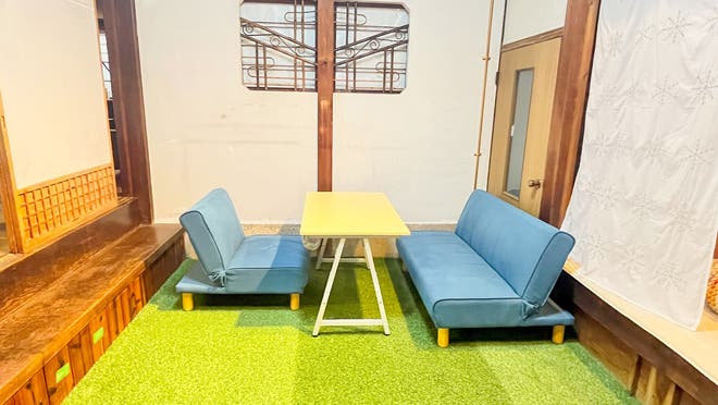 のんびりゴロゴロ💖泉佐野駅8分🚶最大7名🙆♀️駐車場あり🚗フリードリンク🥛休憩・推し活に最適な芝生チルスペースの写真7