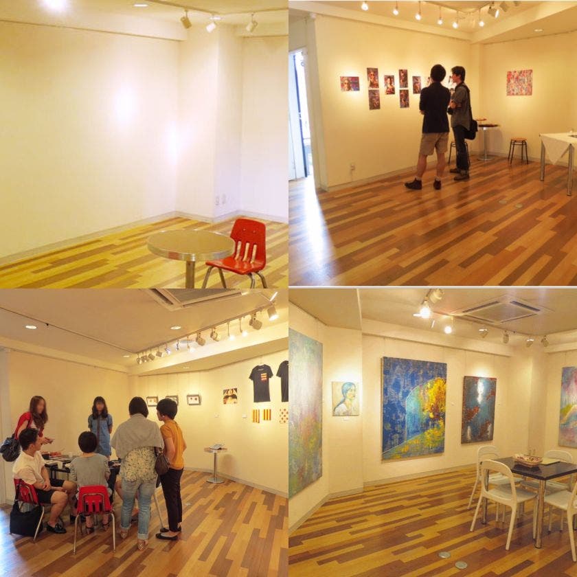 東京・代官山にある、2階のギャラリー。アートの展示他、アパレル展示会などの利用実績多数あり。の写真2